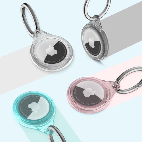 Jual Apple AirTag / Air Tag Soft TPU Case Keychain Tracking Case Full ...