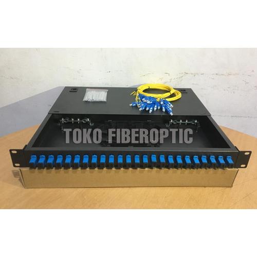 Jual OTB 24 core SC singlemode / OTB 24 port SC + pigtail SC 24 bh ...