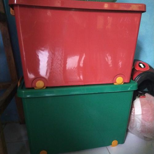 Jual Box Container 95 Liter Roda Sinplas Kualitas Shinpo Ezy Rak ...