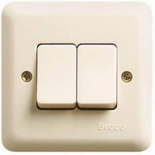 Jual Saklar Seri / Saklar Ganda / Saklar Double Tanam Inbow Broco New ...