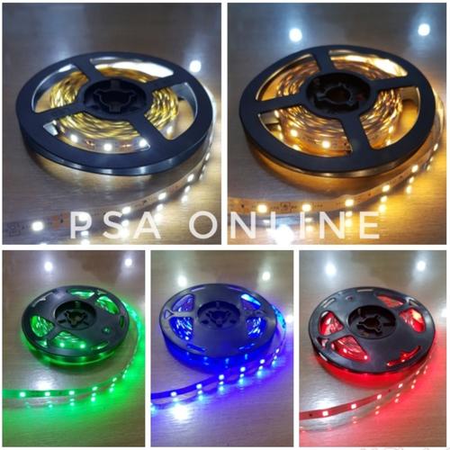 Jual LED STRIP 5050 12V IP44 OUTDOOR warmwhite putih merah biru hijau ...