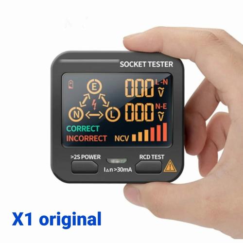 Jual rcd check alat tes volt meter voltase tester stop kontak listrik ...