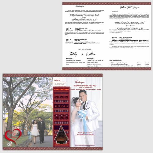 Jual Undangan Batak Minimal Order 50 Pcs - Kota Batam - Percetakan Boni ...