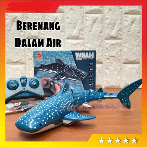 Jual MAINAN ROBOT IKAN PAUS HIU BERENANG DI AIR WHALE SHARK RC 606-10 ...
