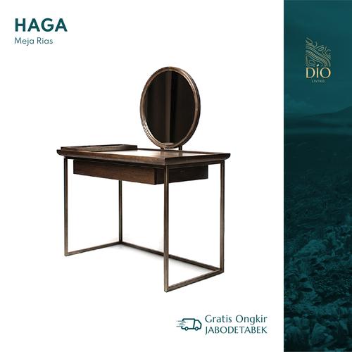 Promo Dio Living - Minahasa - Haga Meja Rias Kayu dengan Cermin - Brown ...