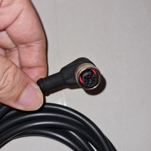 Jual kabel connector konktor sensor M12 4pin Female angle 2m omron sick ...