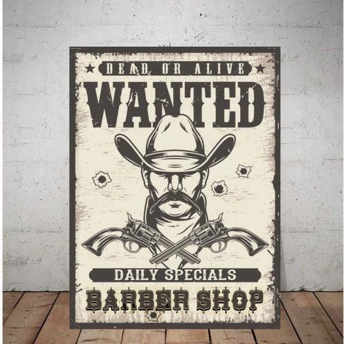 Jual Poster Barbershop cowboy cukur rambut vintage - Jakarta Pusat ...