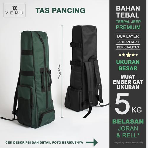 Jual TAS PANCING BAHAN KANVAS TERPAL JEEP PREMIUM DAN TEBAL - Hijau ...