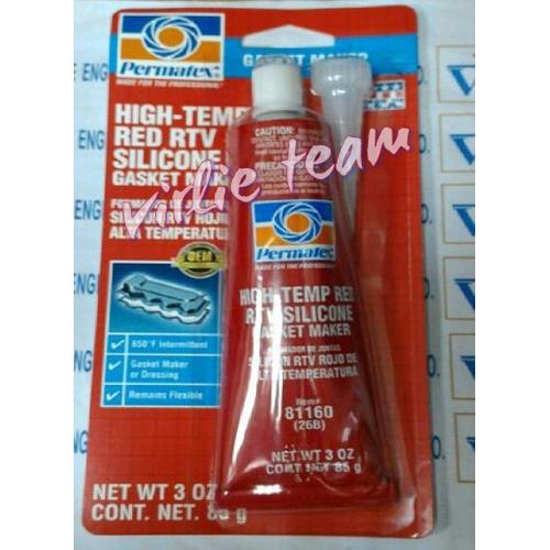 Jual permatex high temp red rtv Silicone Gasket,26BR - Jakarta Pusat ...