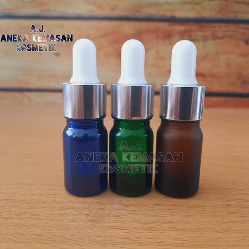 Jual Botol serum kaca 5ml tebal/Botol pipet 5ml tebal - Ring silver ...