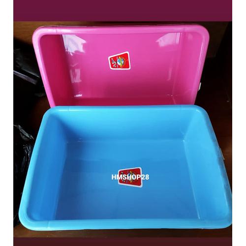 Jual BAK SEGI EMPAT PLASTIK TEBAL. BAK KUCING KELINCI. BAK PASIR KUCING ...
