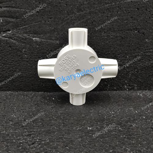 Jual TDUS TEDUS T DUS TDOOS BOSS CABANG 4 TEBAL 20MM PUTIH ORIGINAL ...