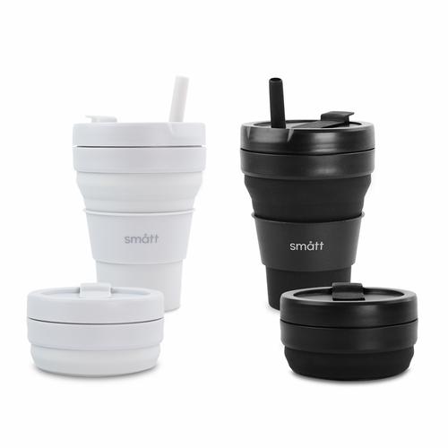 Jual Smatt Foldable Cup Silicone, Tumbler gelas lipat utk kopi, tahan ...