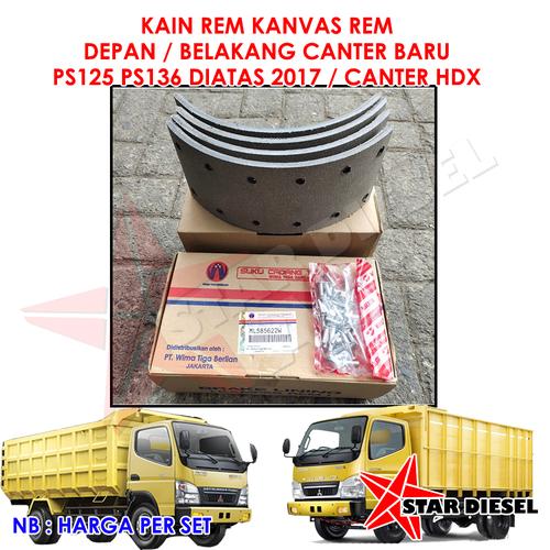 Jual ML585622 KAIN REM BELAKANG CANTER KANVAS REM BELAKANG COLT CANTER ...