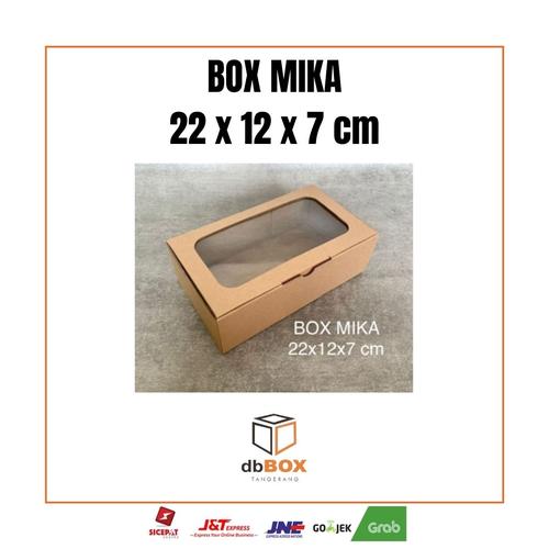 Promo BOX MIKA 22x12x7 cm | Box Die Cut dan Easy Usage | Box Kue Bolu ...