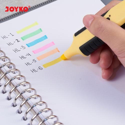 Jual Highlighter Joyko HL-6 / Penanda / Pastel Yellow Color - Jakarta ...