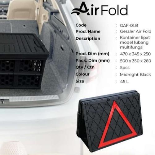 Jual Container Lipat Air Fold Folding Box 45 Liter Segitiga Darurat ...