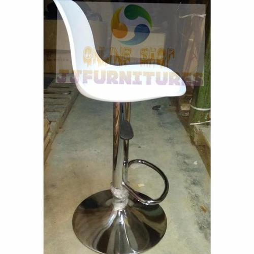 Jual kursi cafe kursi mini bar kursi bar stool hidrolik - Putih ...