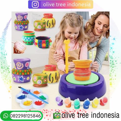 Jual Prakarya Anak Clay Maker Pottery Set Mainan Edukasi Anak Membuat ...