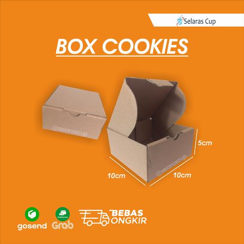 Jual BOX COOKIES 10x10x5 cm - KOTAK KADO - GIFT - BOX CAKE - DUS ...