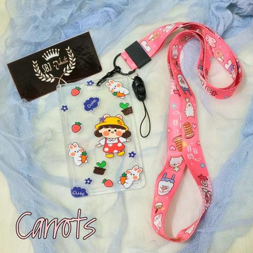 Jual Tempat kartu / ID card holder / Name Tag holder dengan tali ...