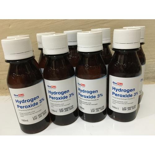 Jual OneMed Hydrogen Peroxide 3% 100ml - Kab. Tangerang - Mukti Medical ...