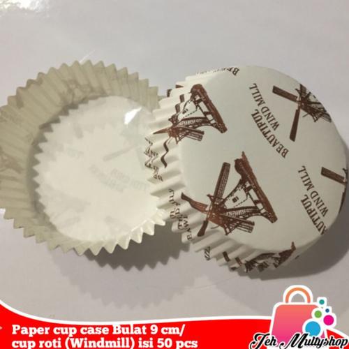 Jual Paper Cup Kertas Roti Bulat 9 Cm Kincir Cocok Utk Korean Garlic ...