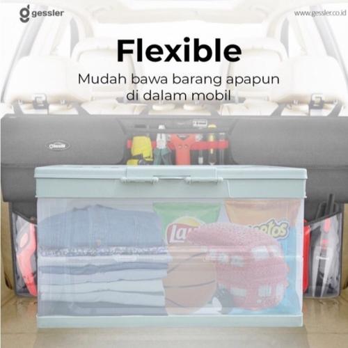 Jual Gessler Container Easy Fold 60L Lipat Folding Box Kotak Plastik ...
