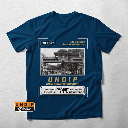 Jual Kaos UNDIP Universitas Diponegoro #001 (Lengan Pendek) - Biru, S ...