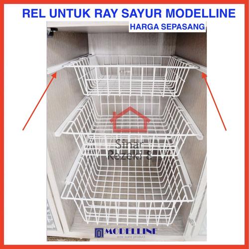 Jual REL Rak Sayur Modelline B45 / Dapur Basket Keranjang Panci Makanan ...
