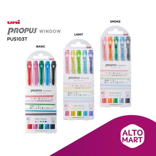 Promo UNI Propus Window Highlighter (5 Colors Set) Smoke Light Basic ...
