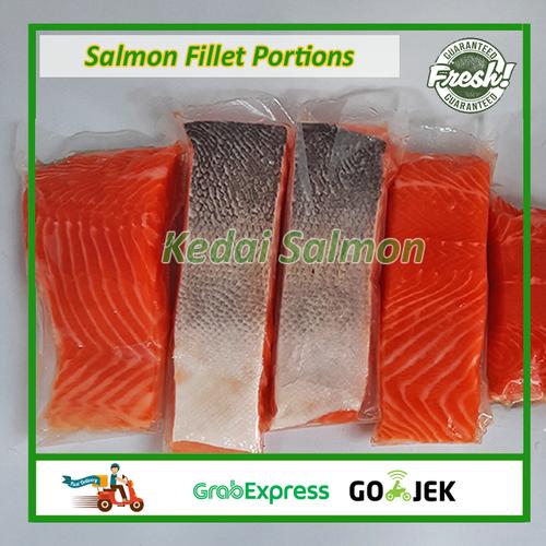 Jual Fillet Salmon / Fillet Segar / potongan 150 gr - Jakarta Utara ...