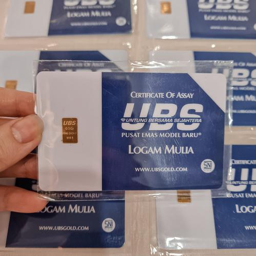 Jual 0.5 GRAM LM LOGAM MULIA EMAS UBS SERTIFIKAT ASLI LOGO SNI 24K 999. ...