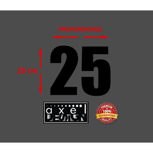 Jual STICKER CUTTING ANGKA DAN HURUF UK 25 CM 2 DIGIT - GOLD - Jakarta ...