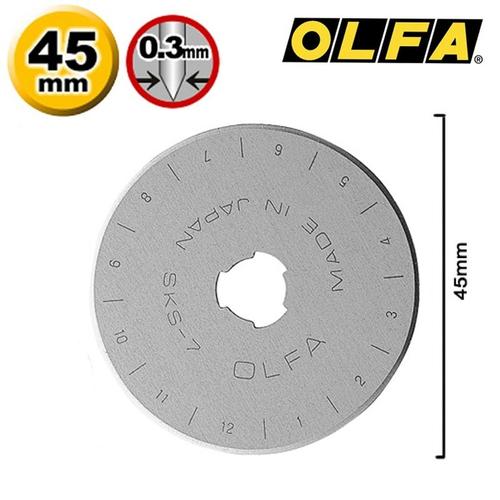 Jual Refill Rotary Cutter 45mm RB45 Spare Blade RB-45-1 (1pcs pack) Olfa - Jakarta Barat ...