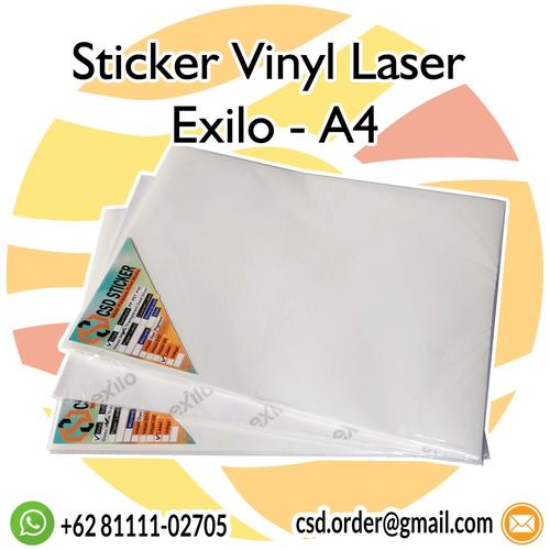 Jual EXILO Sticker Vinyl A4 Laser spt Stiker Quantac Camel Graftac ...