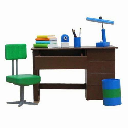 Jual Miniature Set Meja Belajar Nobita Doraemon skala 1:12 - Kota ...