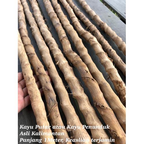 Jual Tongkat Kayu Putar Penunduk Asli Kalimantan 1 Meter - Kab. Banjar ...