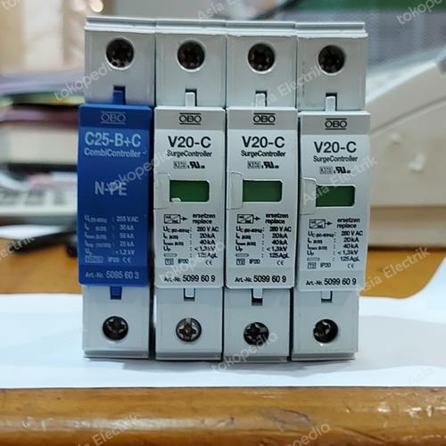 Jual SURGE ARRESTER OBO V20-C 3P+NPE (4P) ORIGINAL - Jakarta Pusat ...