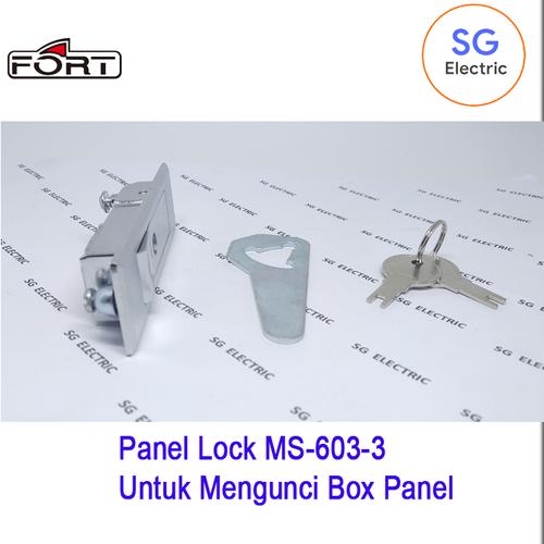 Jual Panel Lock (Kunci Panel) / Push Lock / Open With Key - White MS ...