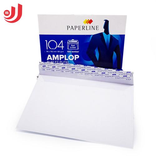Jual Amplop Paperline (No : 90, 104, 110) Buklet Putih - Plain Envelope ...