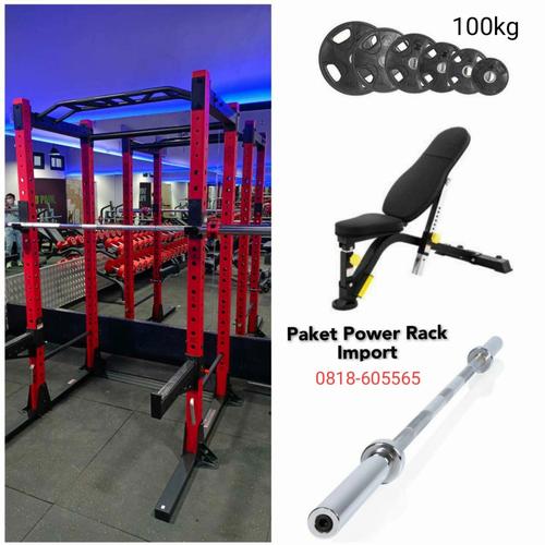 Jual Power Rack Paket Lengkap Bench, Bar dan Plate - Jakarta Barat ...