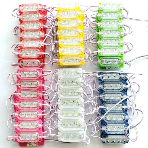 Jual Modul Lampu Ultrasonic LED 3 Mata 3W 12V 24V Supersonic Mobil ...