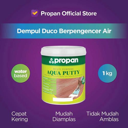 Jual DEMPUL DUCO PLAMUR KAYU WATERBASED PROPAN AQUA WOOD PUTTY GREY 1KG ...