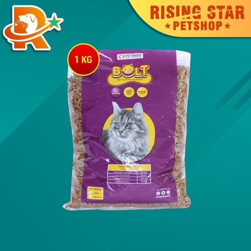 Jual Makanan Kucing Bolt Repack 1 Kg / Bolt Repacking 1Kg - Ikan 800gr ...