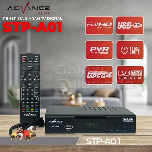 Jual ADVANCE STP-A01 Set Top Box DVB-T2 - STB Penerima Siaran TV Digital - Kota Malang - GASOL ...
