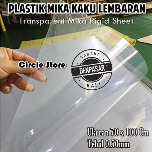 Jual Plastik Mika Kaku Bening Lembar PVC Rigid Sheet 70x100cm 0.50mm - Transp Garis - Jakarta ...