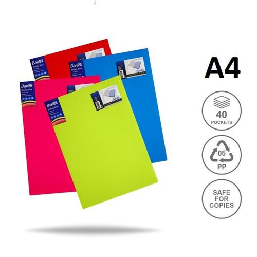 Jual Bantex Display Book Clear Holder Sheet Protector Size A4 - 10 ...