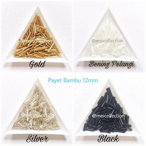 Jual payet bambu semi jepang 5mm 8mm 10mm 12mm - bening pelangi - Kota ...