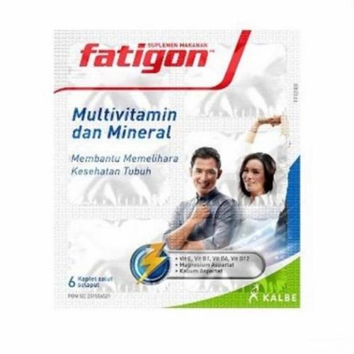 Jual FATIGON PUTIH STRIP 6'S suplemen multivitamin daya tahan tubuh ...